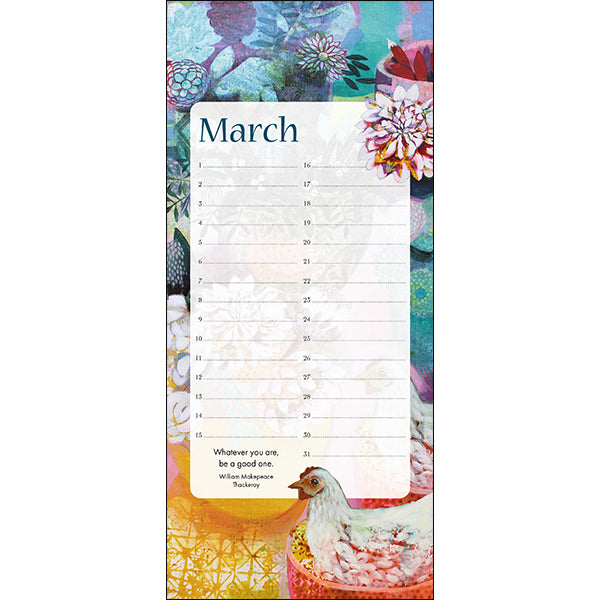 Secret Garden Everlasting Calendar - Integrity and Grace
